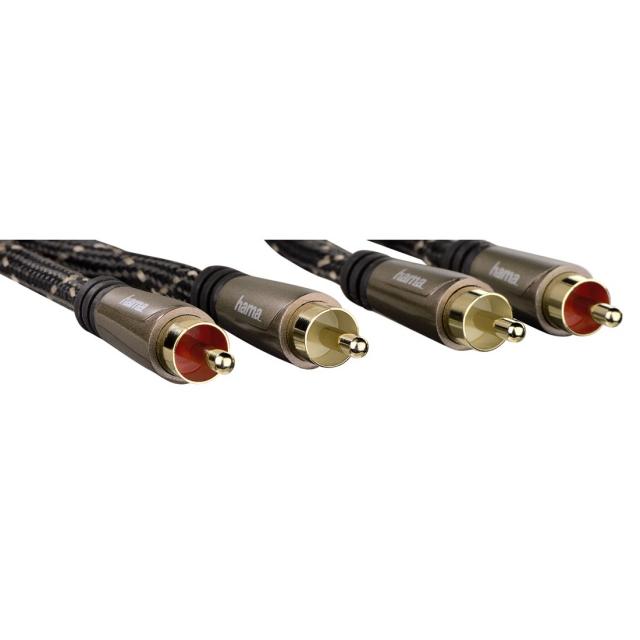 Hama Audio Cable 2x rca to 2x RCA с цена 12.95 EUR - Gplay.bg