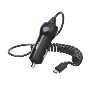 Hama Car Charger with micro-USB 6W с цена 7.37 EUR - Gplay.bg