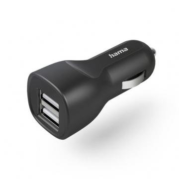 Hama Car Charger 2x USB-A 12W с цена 8.82 EUR - Gplay.bg