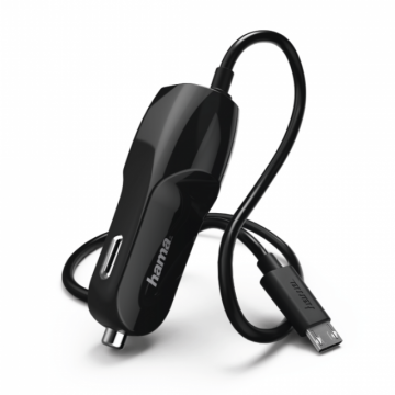 Hama car charger micro USB 1A с цена 4.08 EUR - Gplay.bg