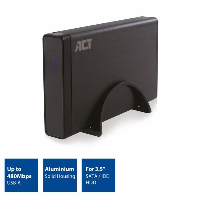 ACT 3.5" SATA/IDE hard drive enclosure с цена 33.96 EUR - Gplay.bg