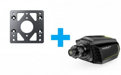 MOZA Universal Base Mount Adapter + R16 V2 Wheel Base с цена 722.76 EUR ...
