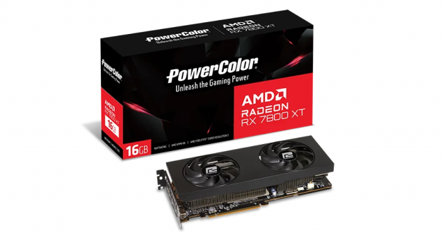 PowerColor AMD Radeon RX 7800 XT 16GB GDDR6 с цена 562.46 EUR - Gplay.bg