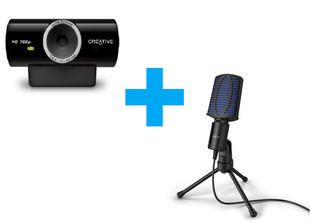 uRage Stream 100 + Creative Live! Cam Sync HD с цена 41.46 EUR - Gplay.bg